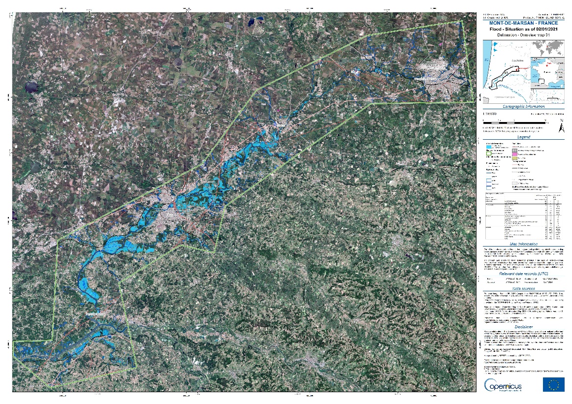 Service Copernicus de Gestion des Urgences | Applisat